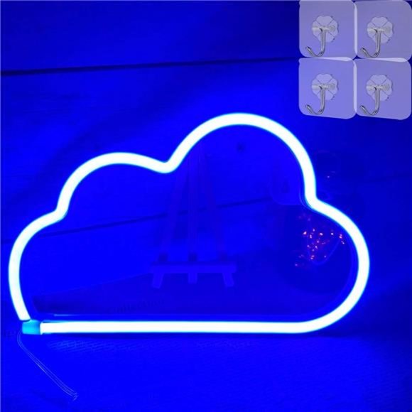 Other | Vifulin Cloud Neon Signs Cloud Neon Wall Light Blue Neon Signs Led Night Light W | Poshmark